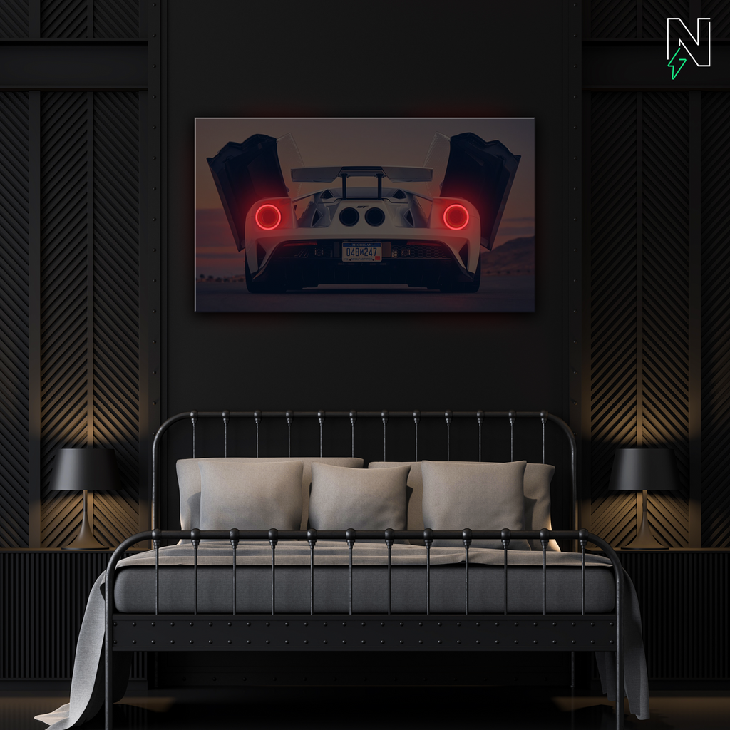 Nissan V4 GTR LED Neon Art